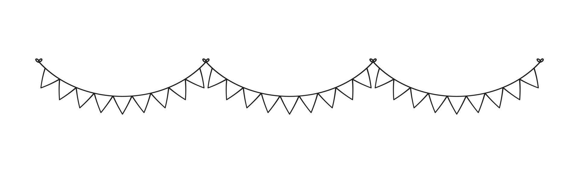 Bunting Border Vector Art, Icons, and Graphics for Free Download