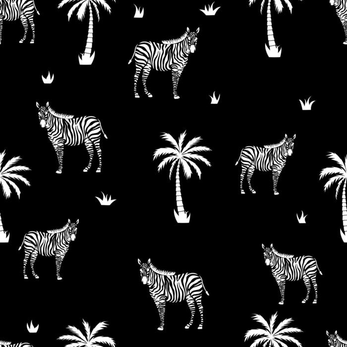 Zebra Repeat Pattern Vector Art, Icons, and Graphics for Free Download