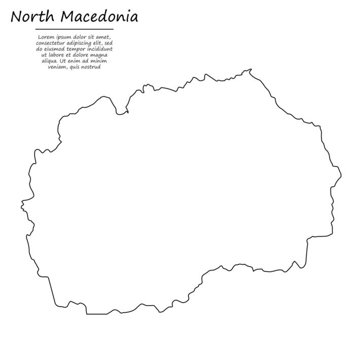 North Macedonia Map Vector Art, Icons, and Graphics for Free Download