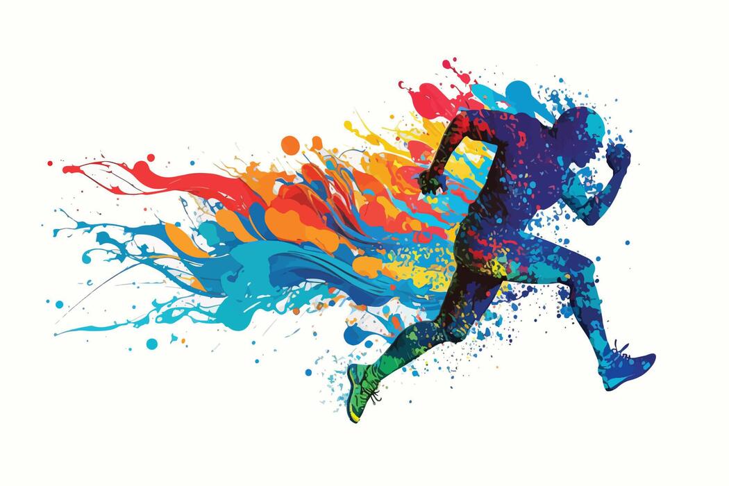 Marathon Running Clip Art