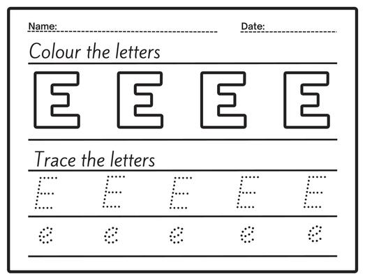 Tracing Alphabet Worksheets Vector Art, Icons, and Graphics for Free ...