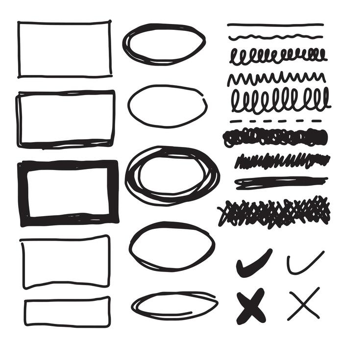 Doodle Circle Frame Vector Art, Icons, and Graphics for Free Download