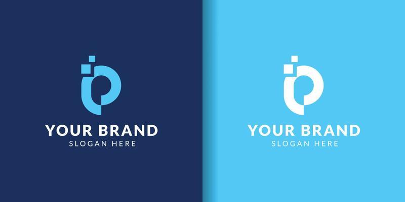 P Pixel Logo Vector Art Icons And Graphics For Free Download