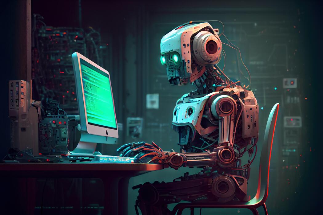 Robot Computer Stock Photos, Images and Backgrounds for Free Download