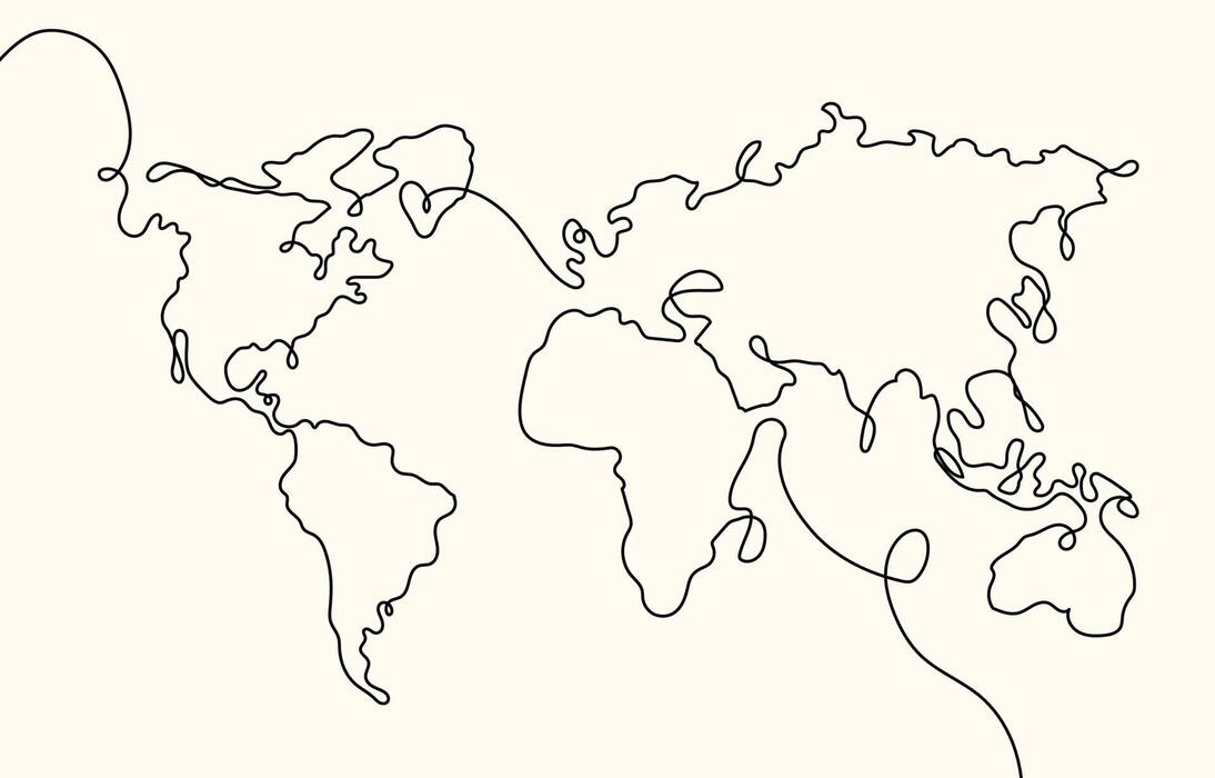 Simple World Map Vector Art, Icons, and Graphics for Free Download