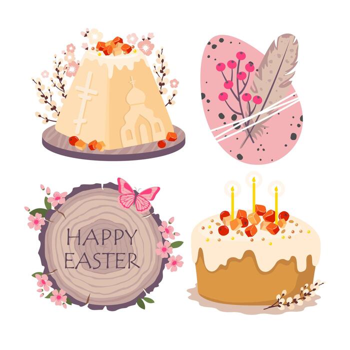 Easter Elements Vector Art, Icons, and Graphics for Free Download