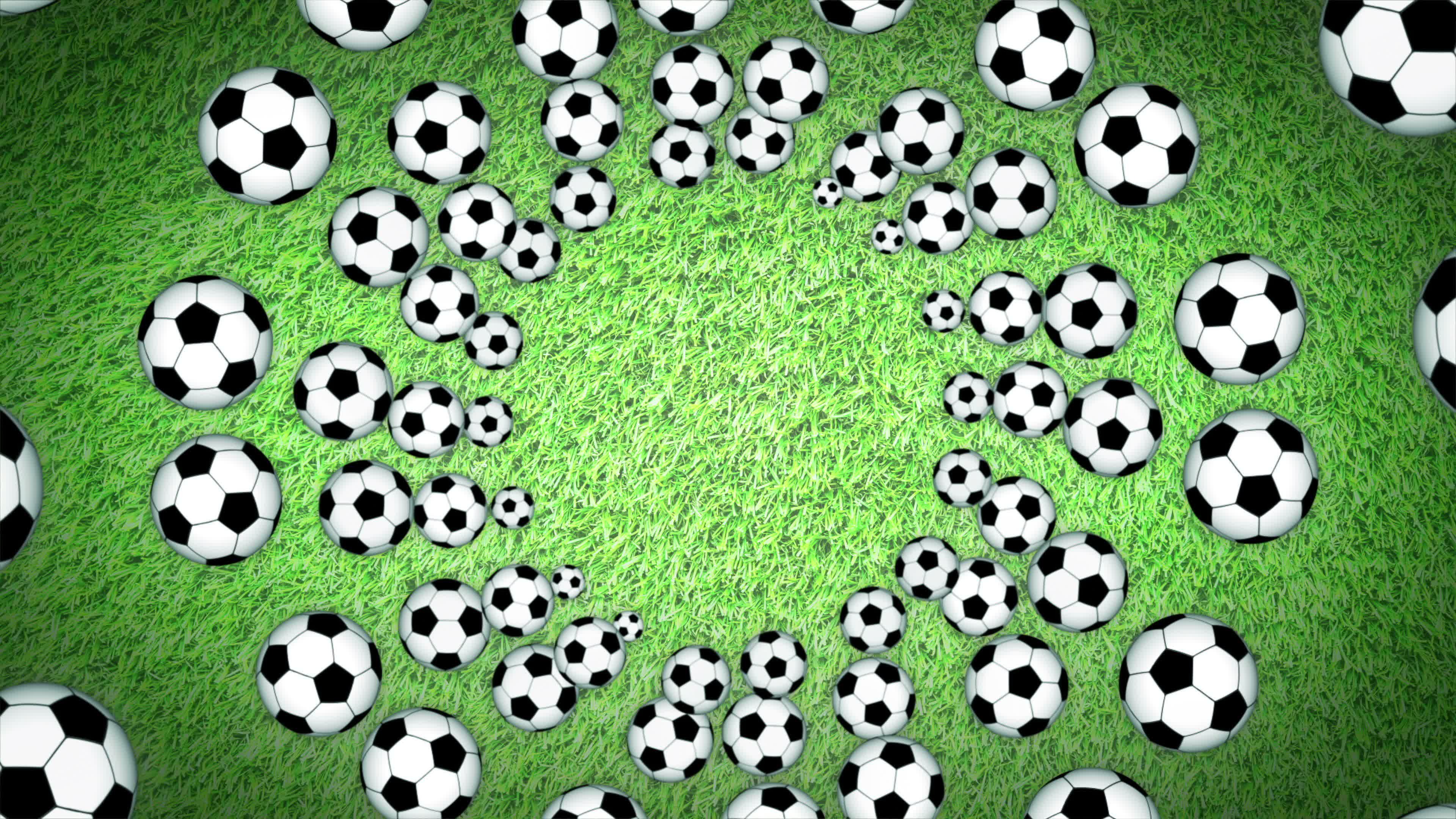 Flying Soccer Balls Animation Background Rendering Loop 21970653 Stock Video At Vecteezy