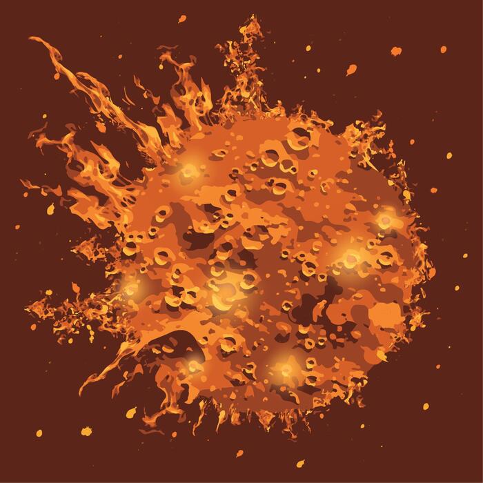 Exploding Planet Vector Art, Icons, and Graphics for Free Download