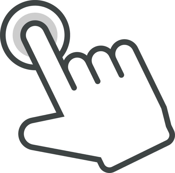 Mano Clic PNG para descargar gratis