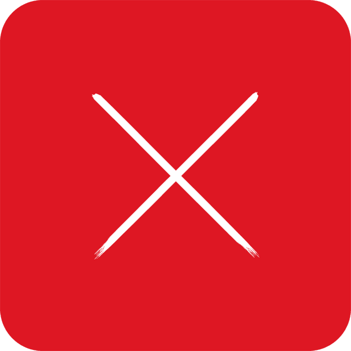 Red X Icon PNGs for Free Download