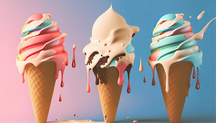 Ice Cream Drip Stock Photos, Images and Backgrounds for Free Download