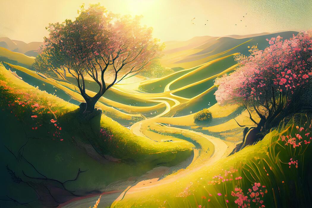 Landscape Illustration Stock Photos, Images and Backgrounds for Free ...