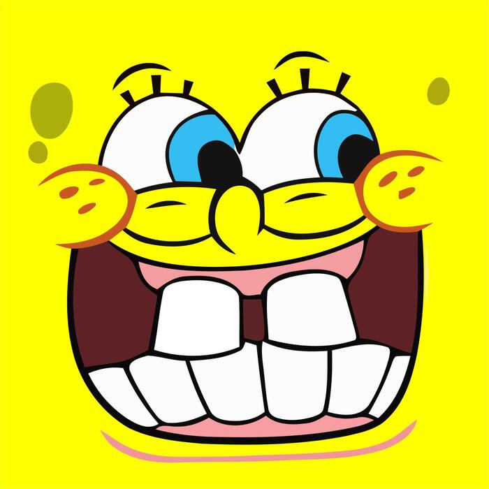 Spongebob Face Vector Art, Icons, and Graphics for Free Download