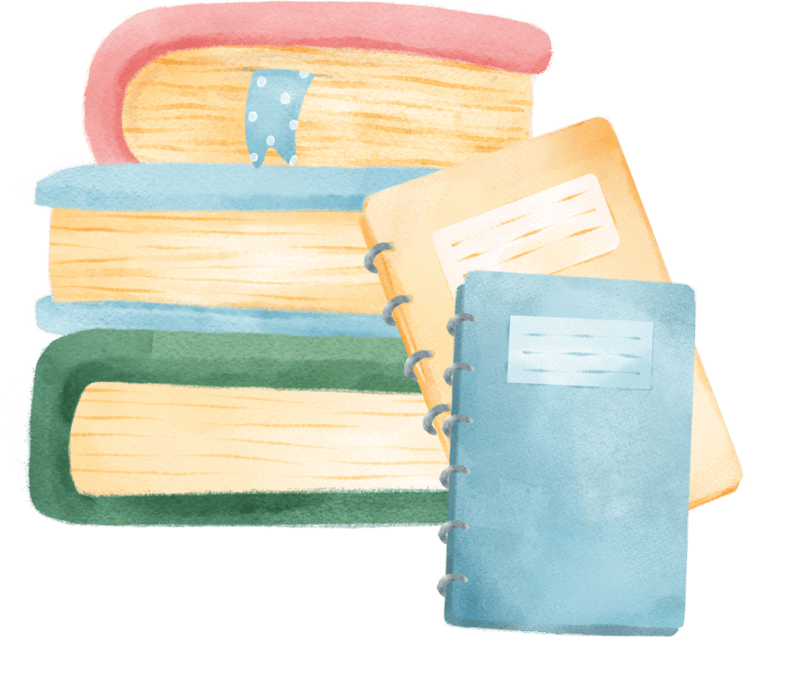 Open Book Watercolor PNGs for Free Download