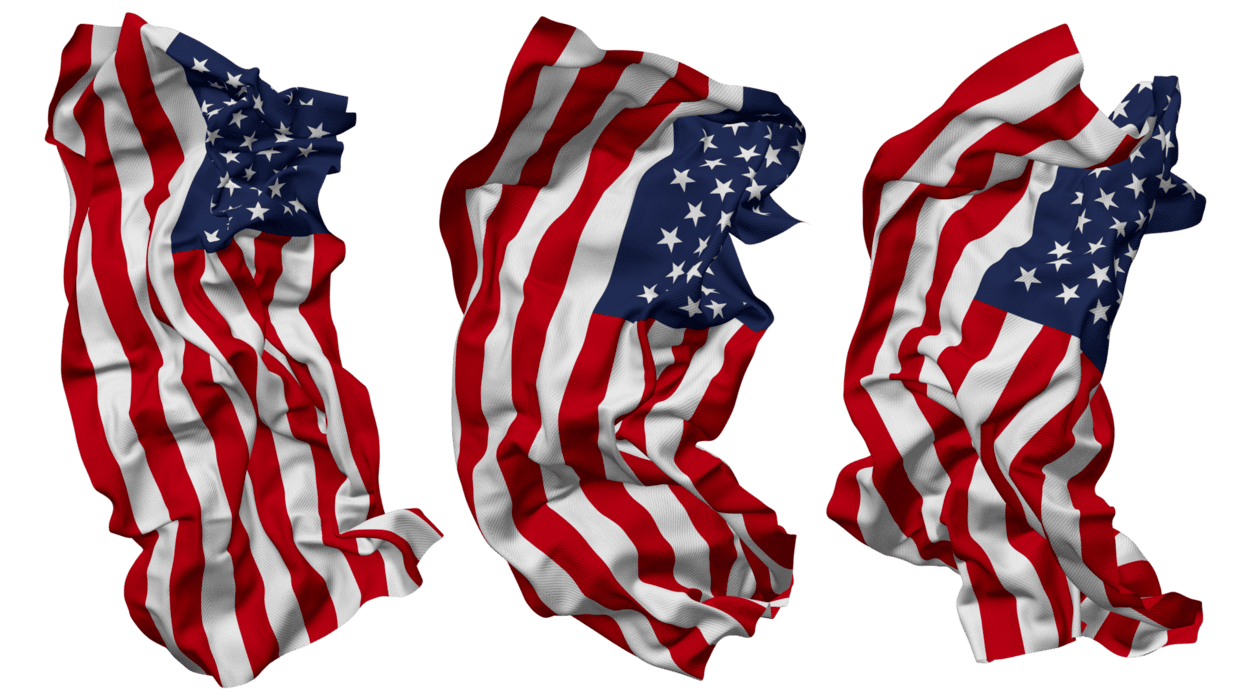 Distressed American Flag PNGs for Free Download