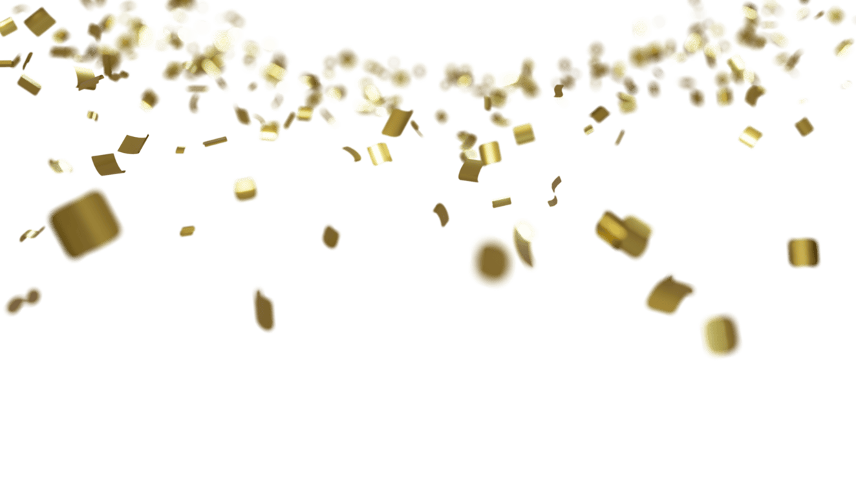 Gold Confetti Transparent PNGs for Free Download