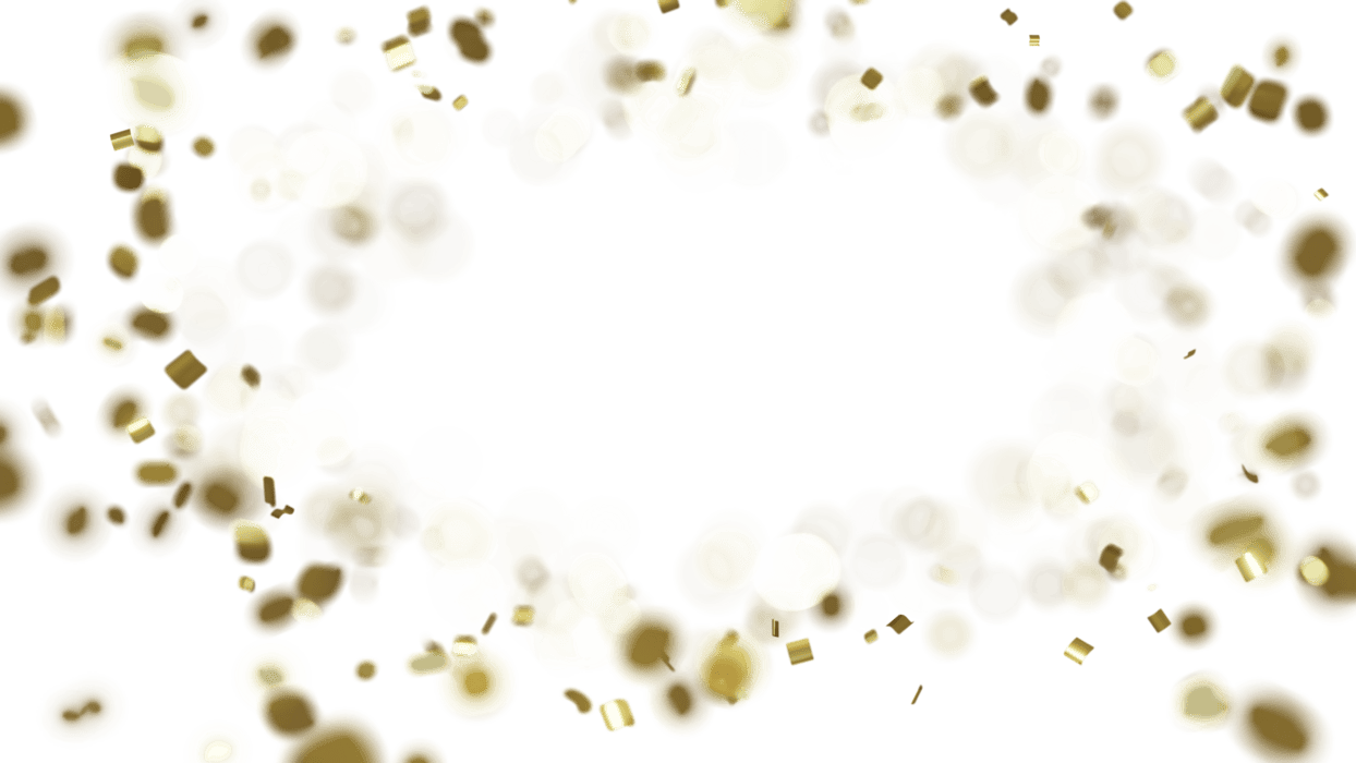 Gold Confetti Transparent PNGs for Free Download