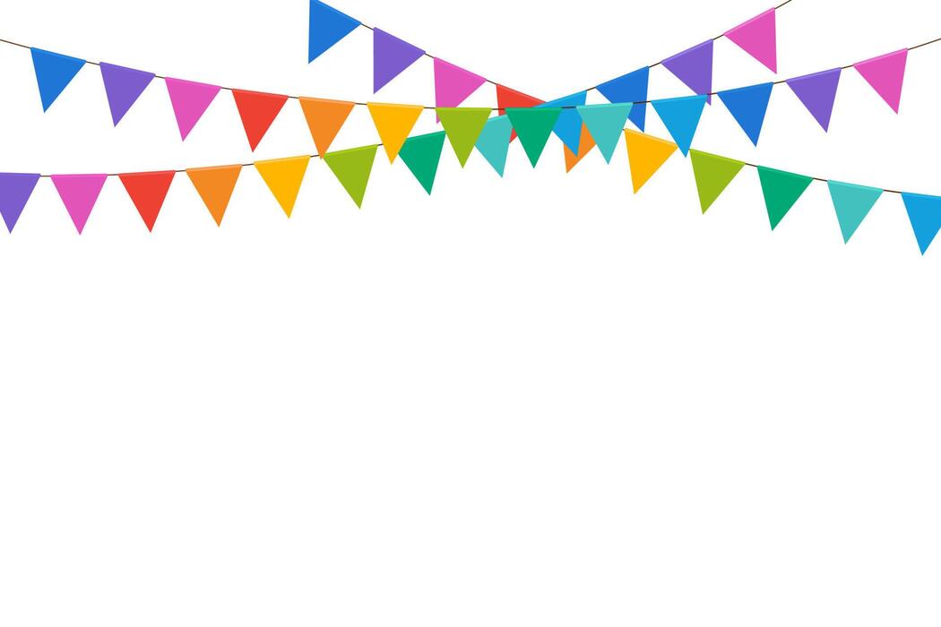 Bunting Border Vector Art, Icons, and Graphics for Free Download