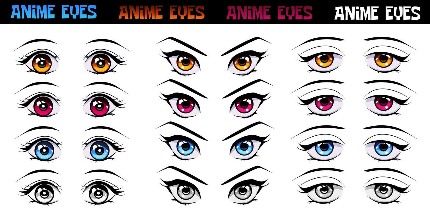 how to draw an animated eye