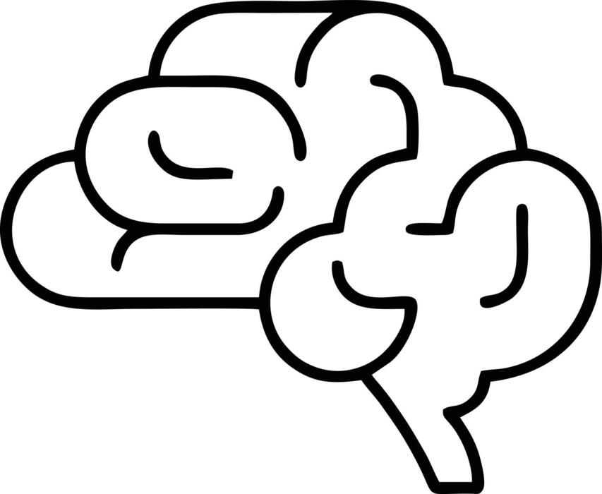 Brain Outline Vector Art, Icons, and Graphics for Free Download
