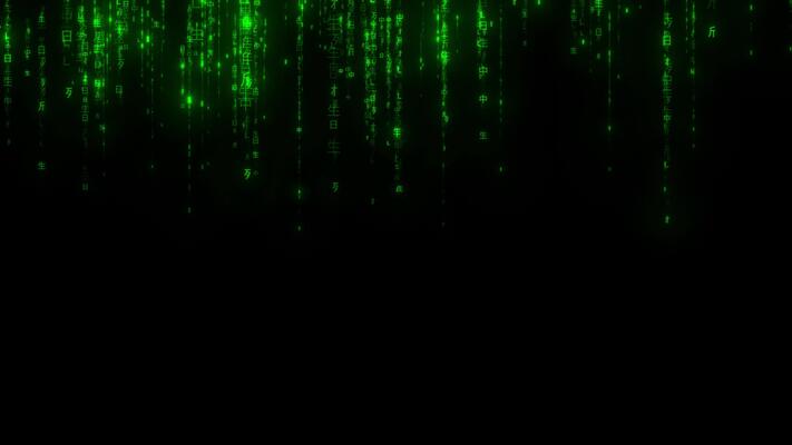 Matrix Rain Stock Video Footage for Free Download