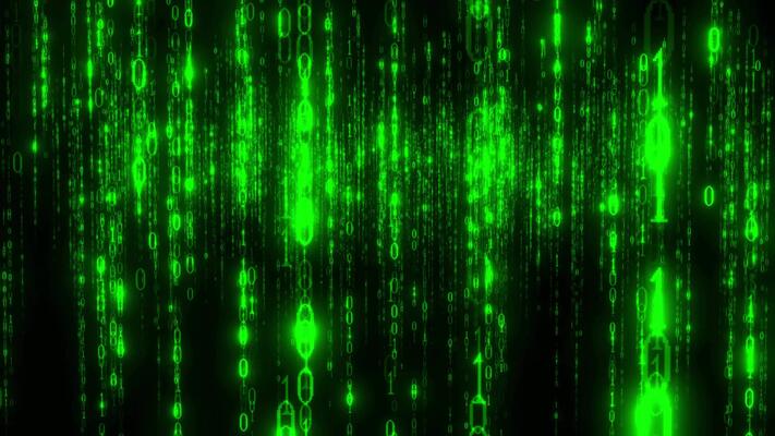Matrix Rain Stock Video Footage for Free Download