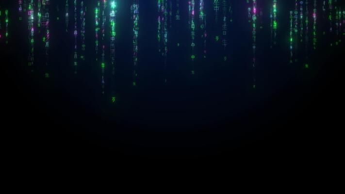 Matrix Rain Stock Video Footage for Free Download