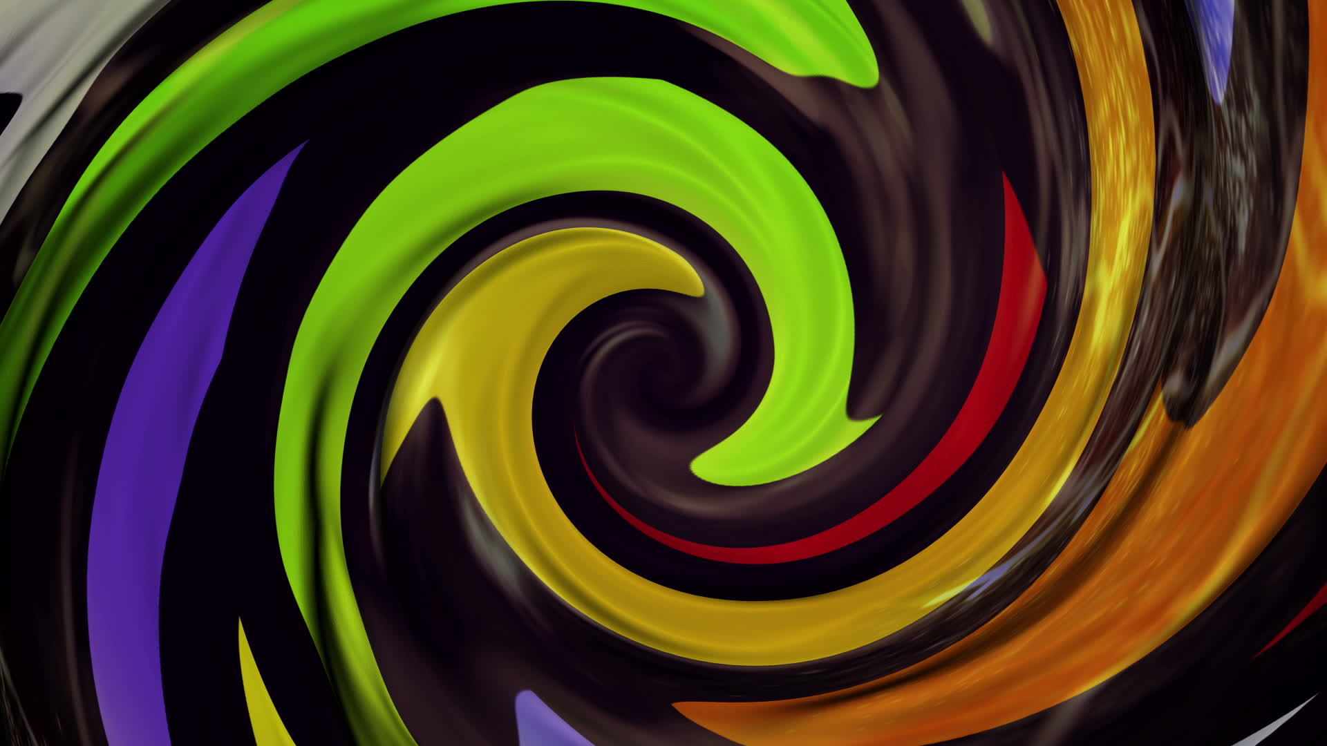 Abstract multi-colored spiral motion background. Loopable and full hd ...