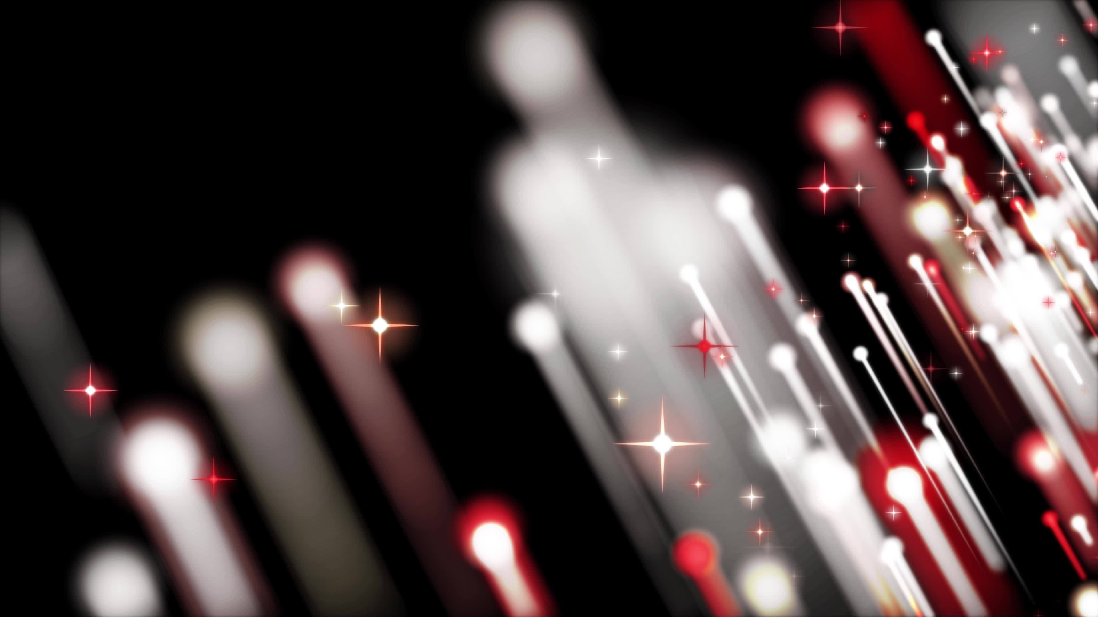 Seamlessly Looping Abstract Background Animation Of Particles Moving Up