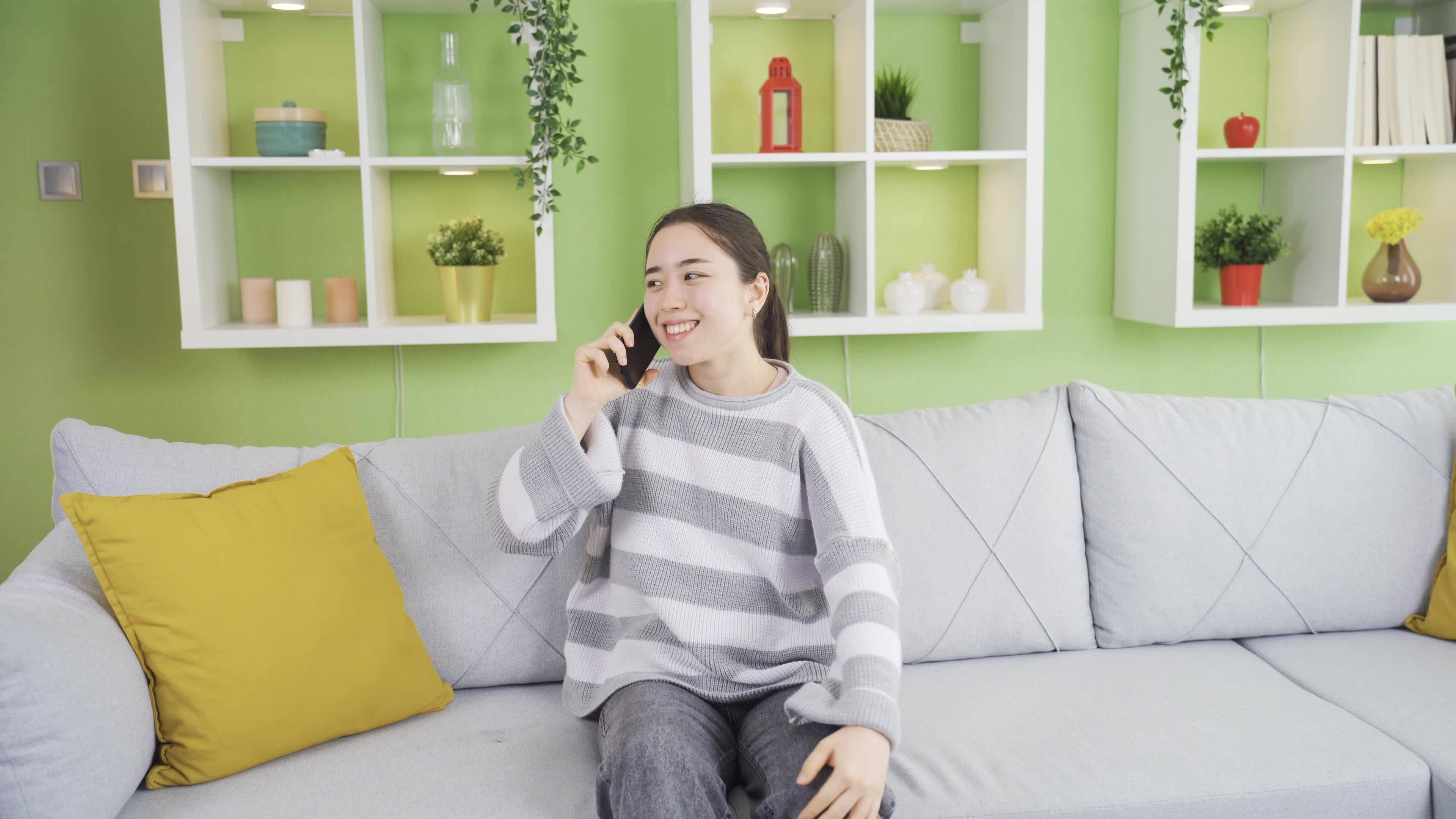 Neurological disorders as a result of sudden movement. Asian young woman suffering from ...