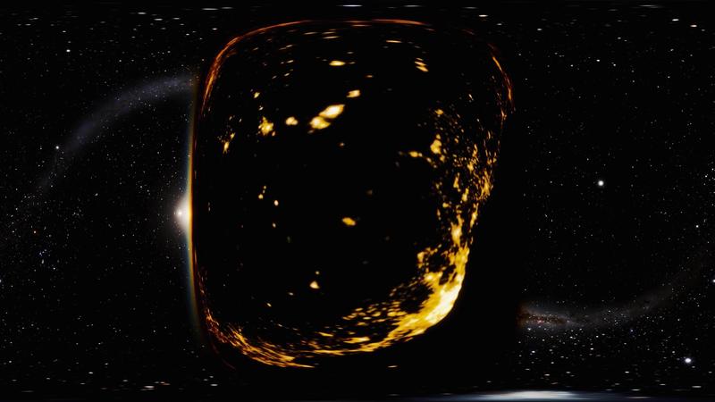 360 VR Earth Zoom Out - Journey to the End of the Milky Way Galaxy 4K ...