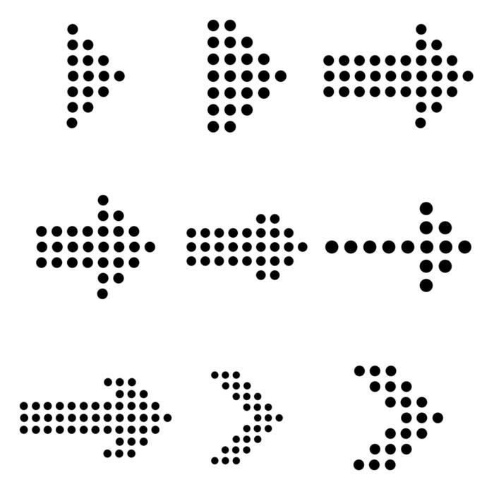 Bullet Points Arrow Vector Art, Icons, and Graphics for Free Download