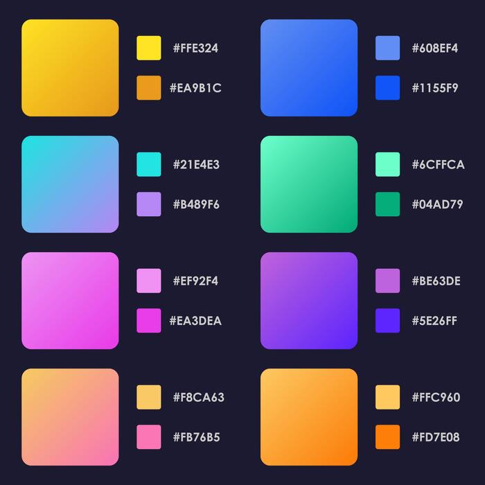 Neon Color Palette Vector Art, Icons, and Graphics for Free Download