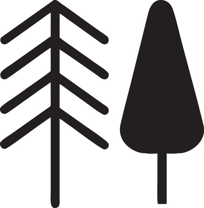 Simple Tree Silhouette Vector Art, Icons, and Graphics for Free Download