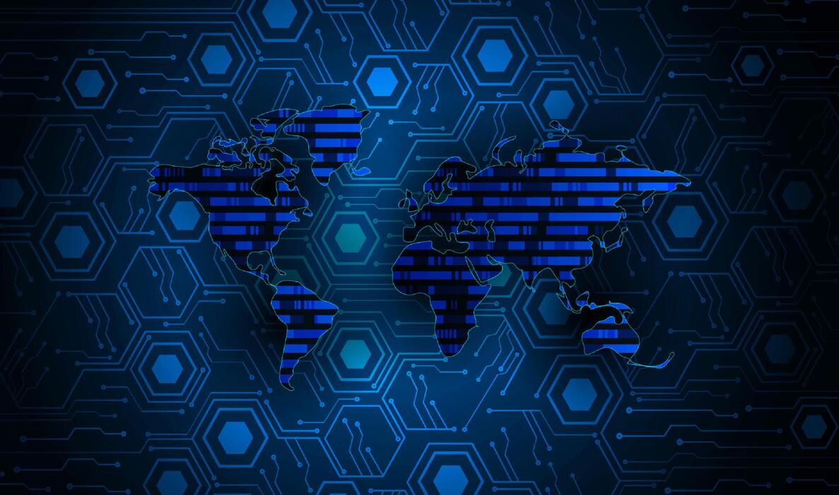 World Map Tech Vector Art, Icons, and Graphics for Free Download