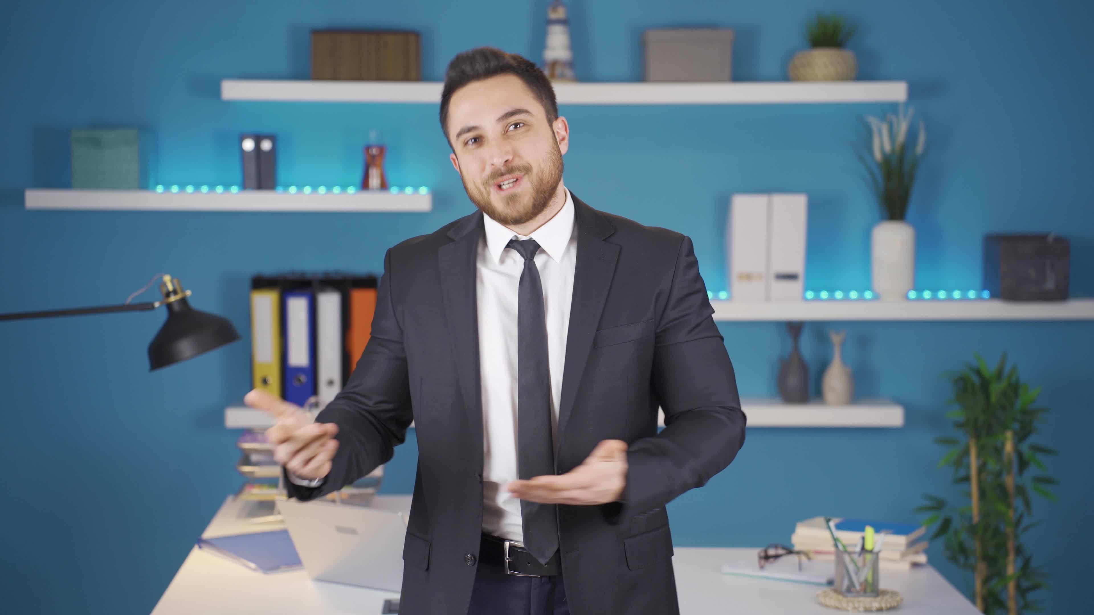 Man Talking Stock Video Footage for Free Download