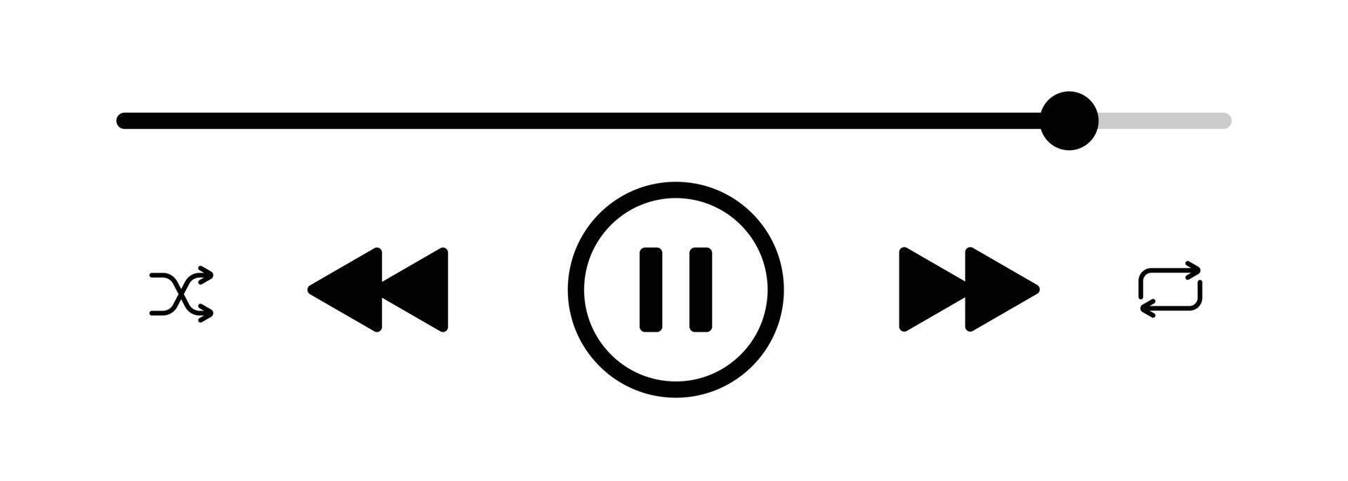 Music Player Button Vector Art, Icons, and Graphics for Free Download