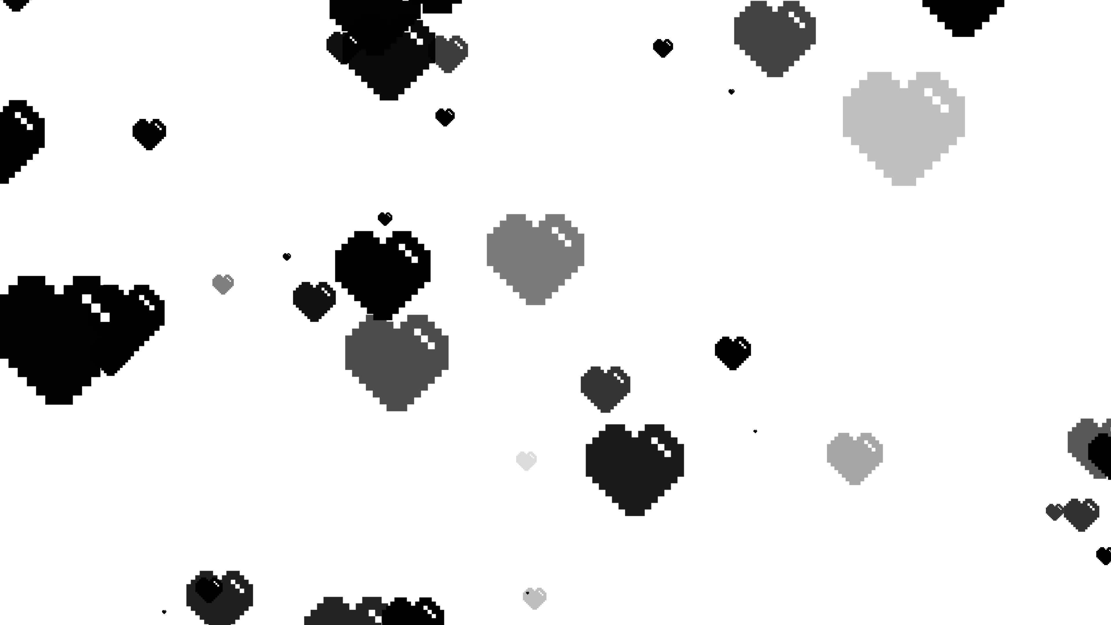 aesthetics black pixel heart motion background 22182651 Stock Video at Vecteezy