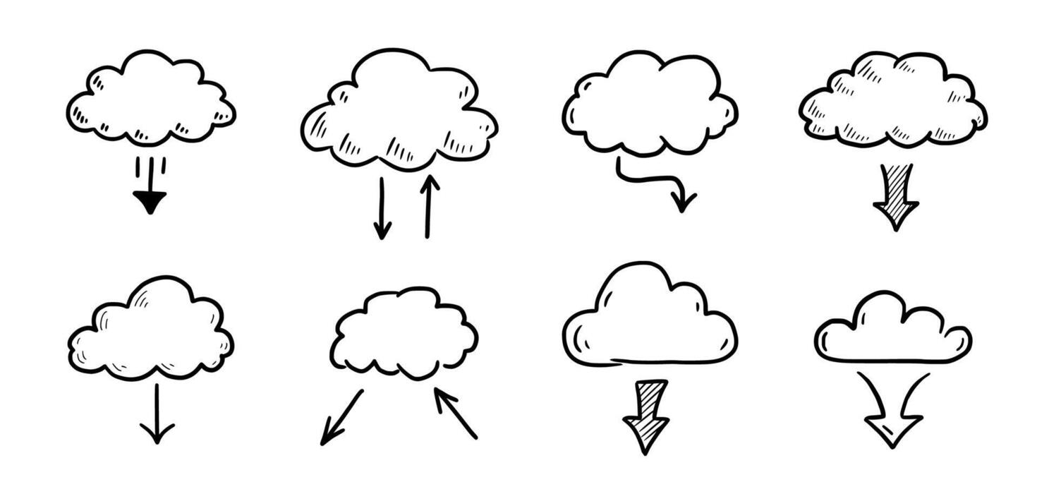 Cloud Drawing Vector Art, Icons, and Graphics for Free Download