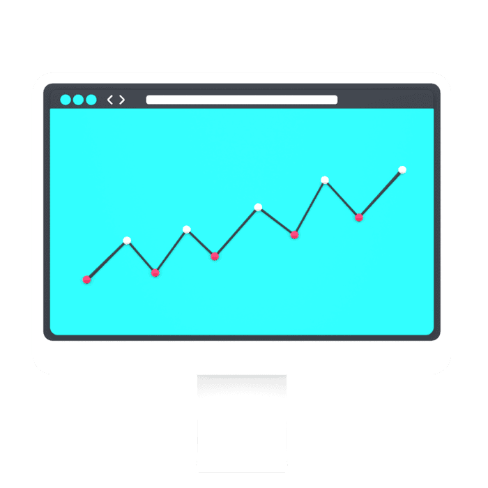 Monitor With Graph PNGs for Free Download