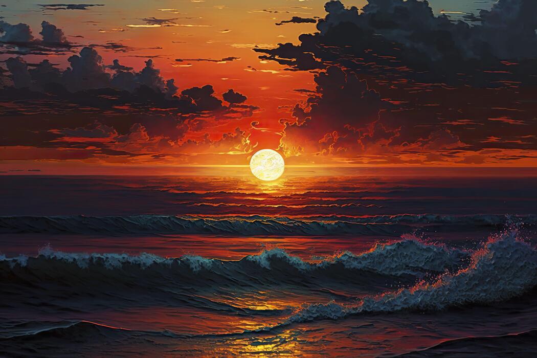 Sunset Drawing Stock Photos, Images and Backgrounds for Free Download