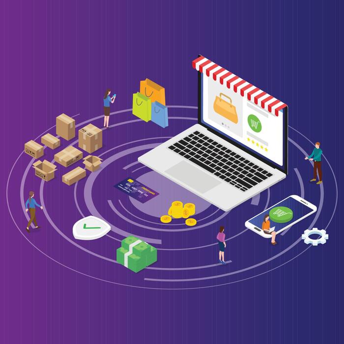 Ecommerce Platform Vector Art, Icons, and Graphics for Free Download