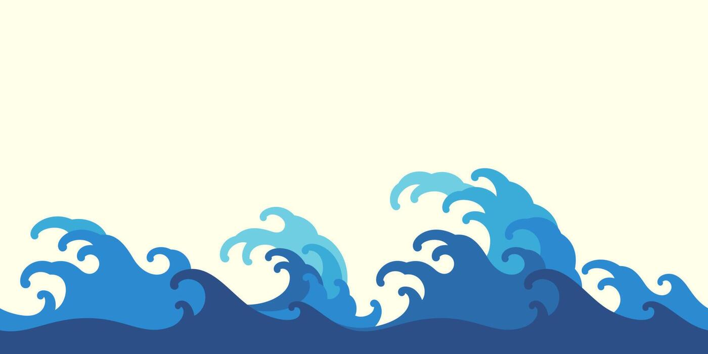 Ocean Waves Border Vector Art, Icons, and Graphics for Free Download