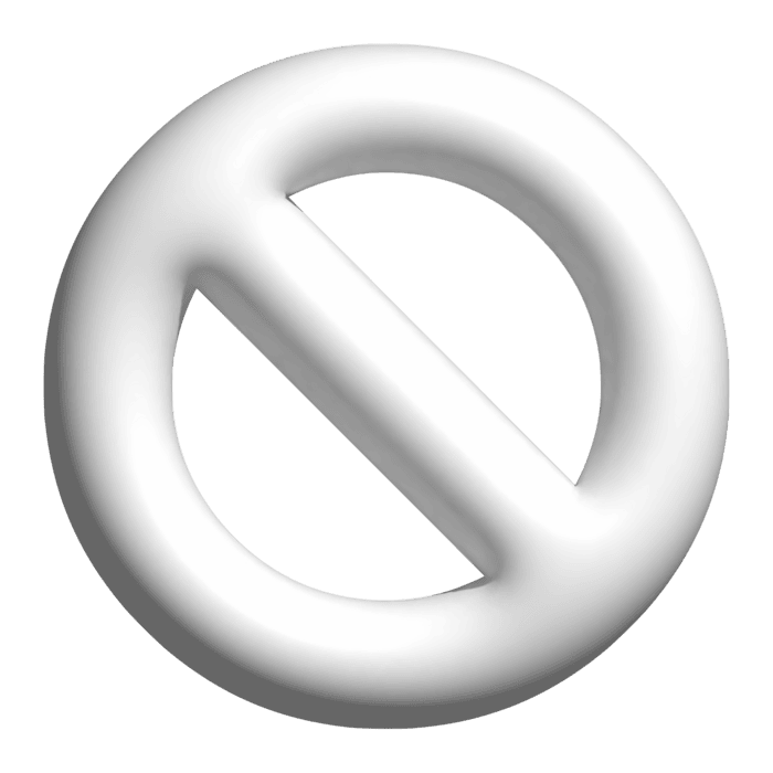 Prohibited Sign PNGs for Free Download
