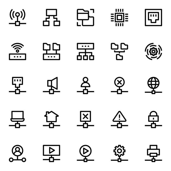 Network Elements Vector Art, Icons, and Graphics for Free Download