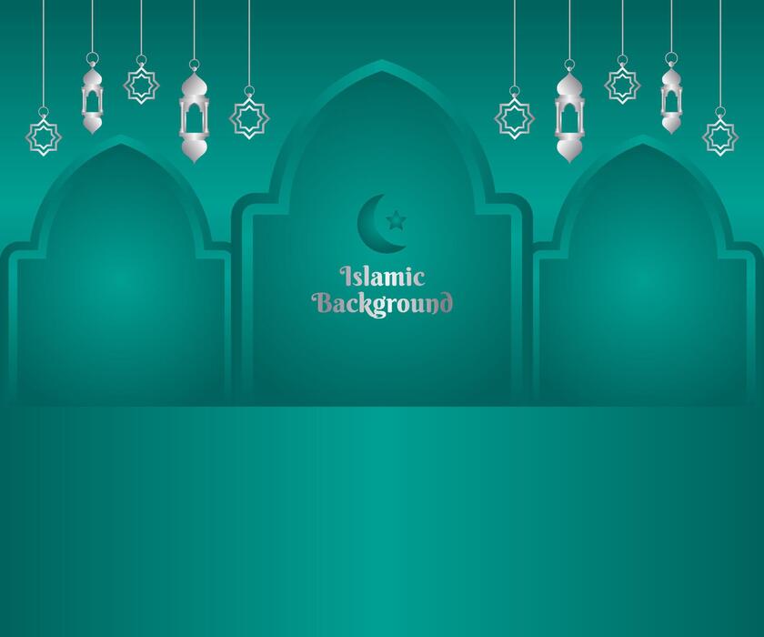 Background Hijau Islami Vector Art, Icons, and Graphics for Free Download