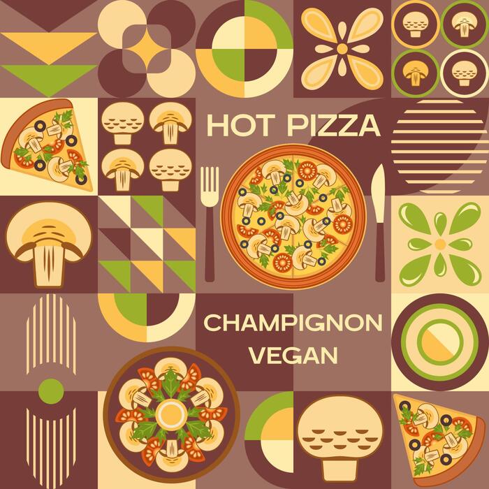 Pizza Pattern Vector Art, Icons, and Graphics for Free Download