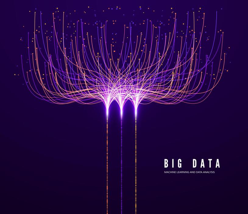 Big Data Visualization Vector Art, Icons, and Graphics for Free Download