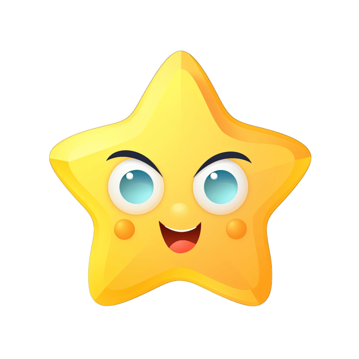 Estrella Emoji PNG para descargar gratis