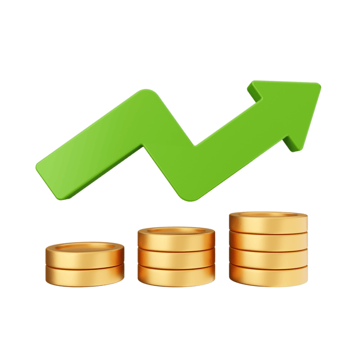 Money Increase PNGs for Free Download